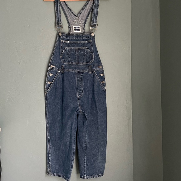 Squeeze | Jeans | Squeeze Vintage 9s 00 Denim Capri Overalls Size 9 ...